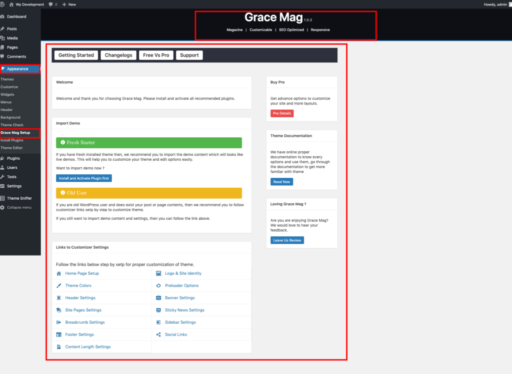 Grace Mag WordPress Theme Documentation - EverestThemes - Best Free ...